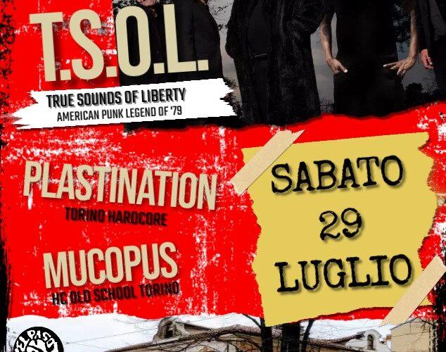 Concerto T.S.O.L. + Plastination + Mucopus @ El paso (Torino) - GOTH.IT