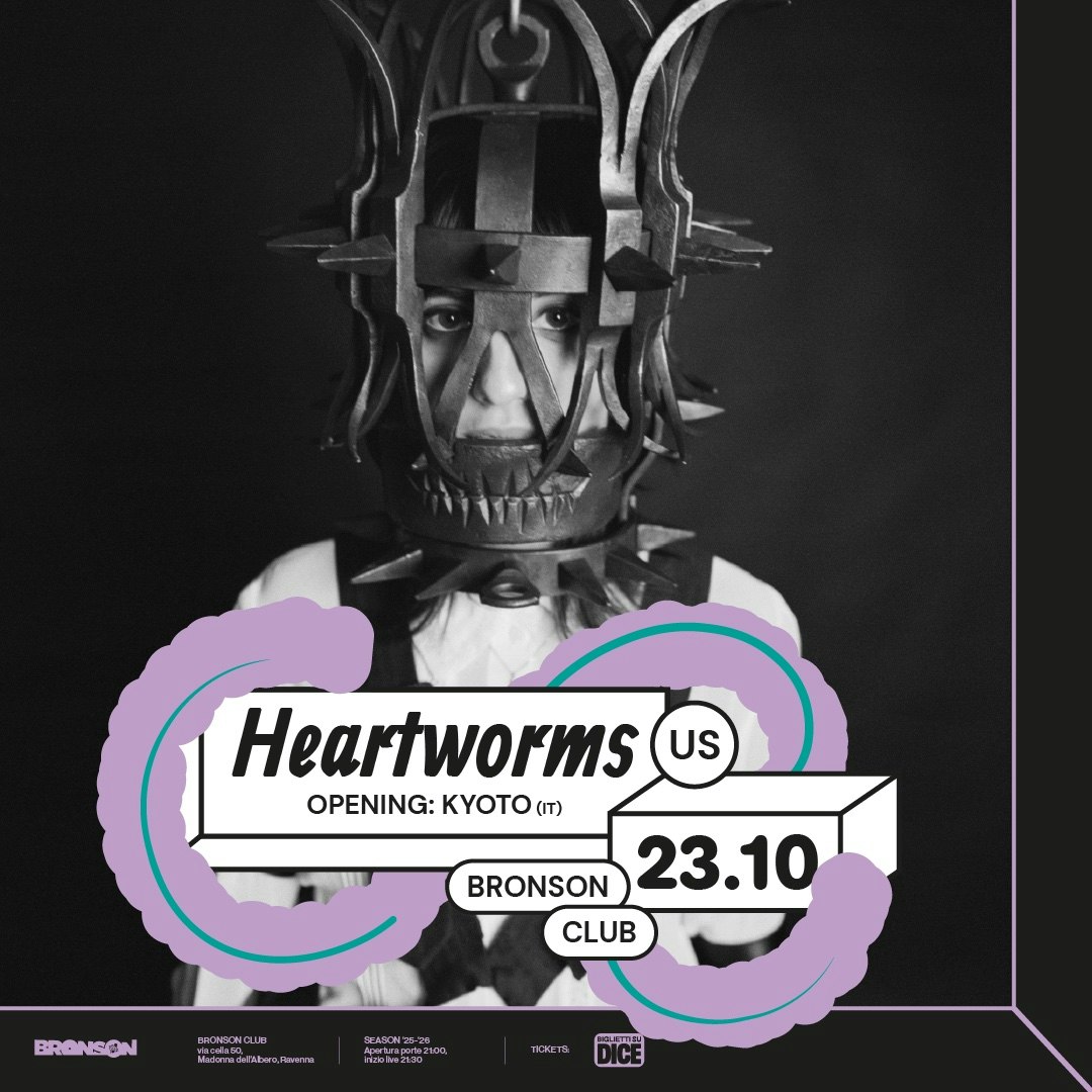 Concerto Heartworms + Kyoto @ Bronson (Ravenna) - GOTH.IT